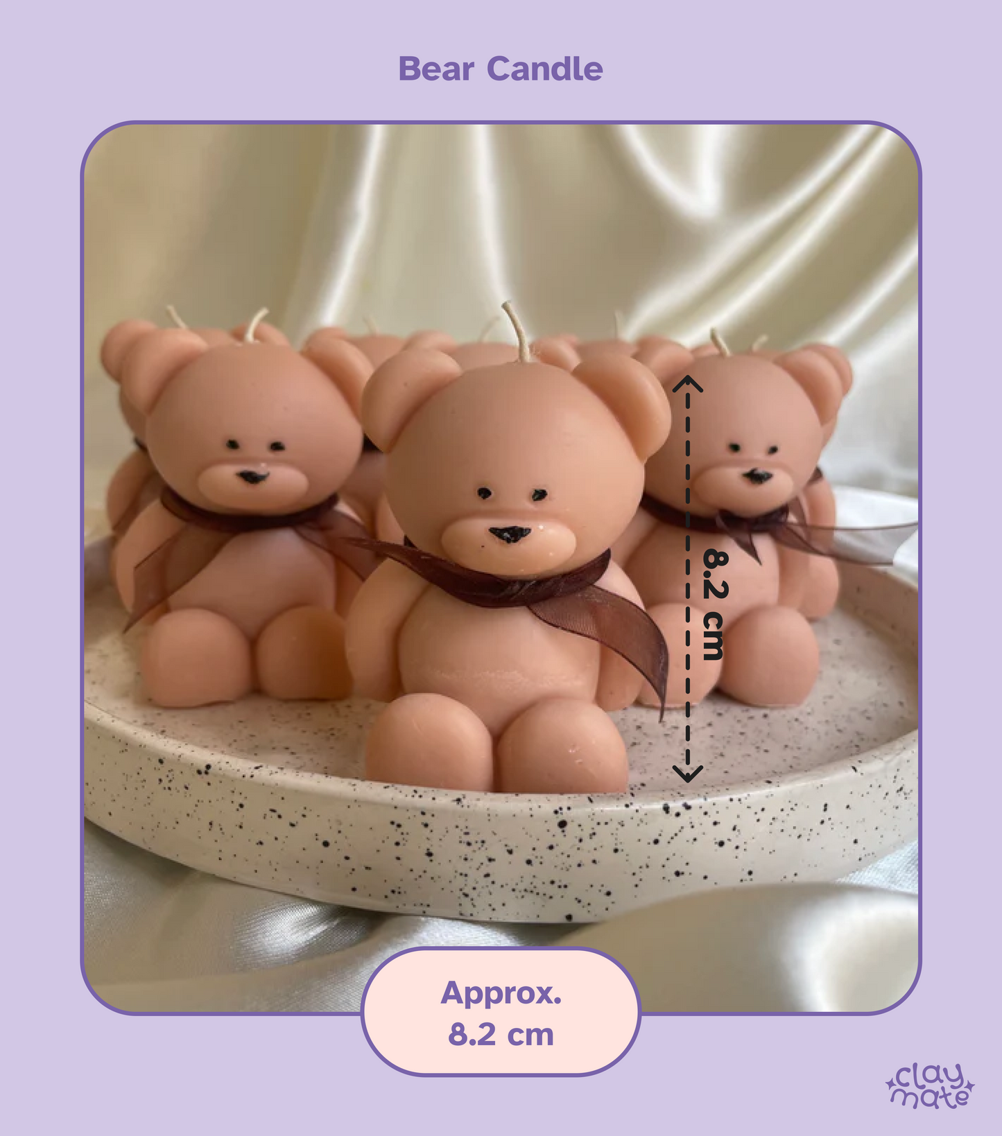 Bear Candle – Claymate